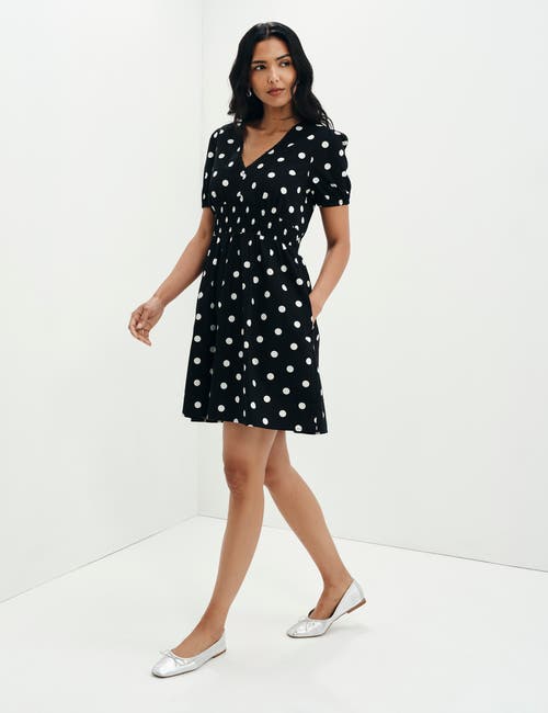 FINERY LONDON Finery London Meadow Polka Dot Short Dress